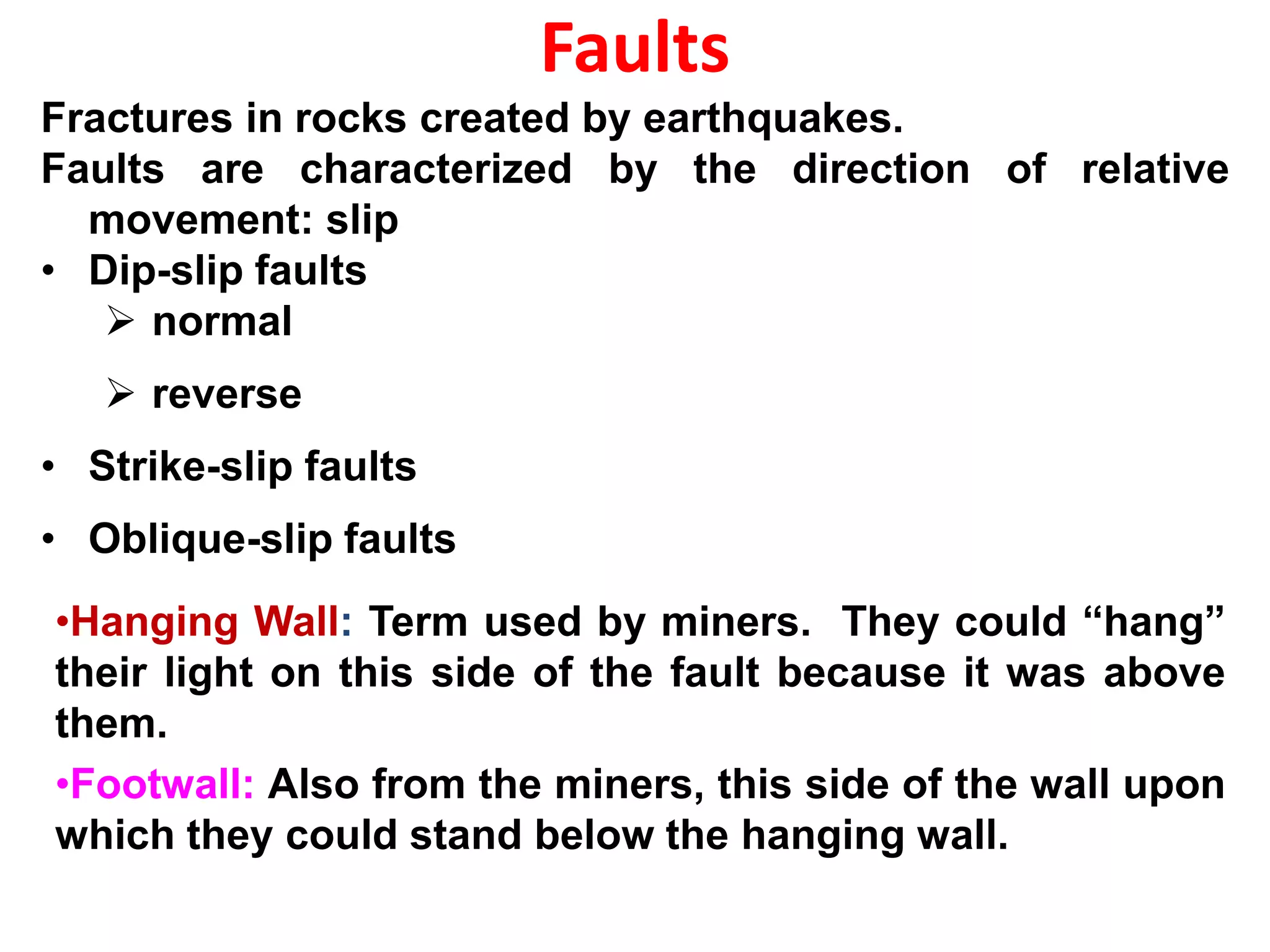 Geologic structure, fold fault & unconformity | PPTX