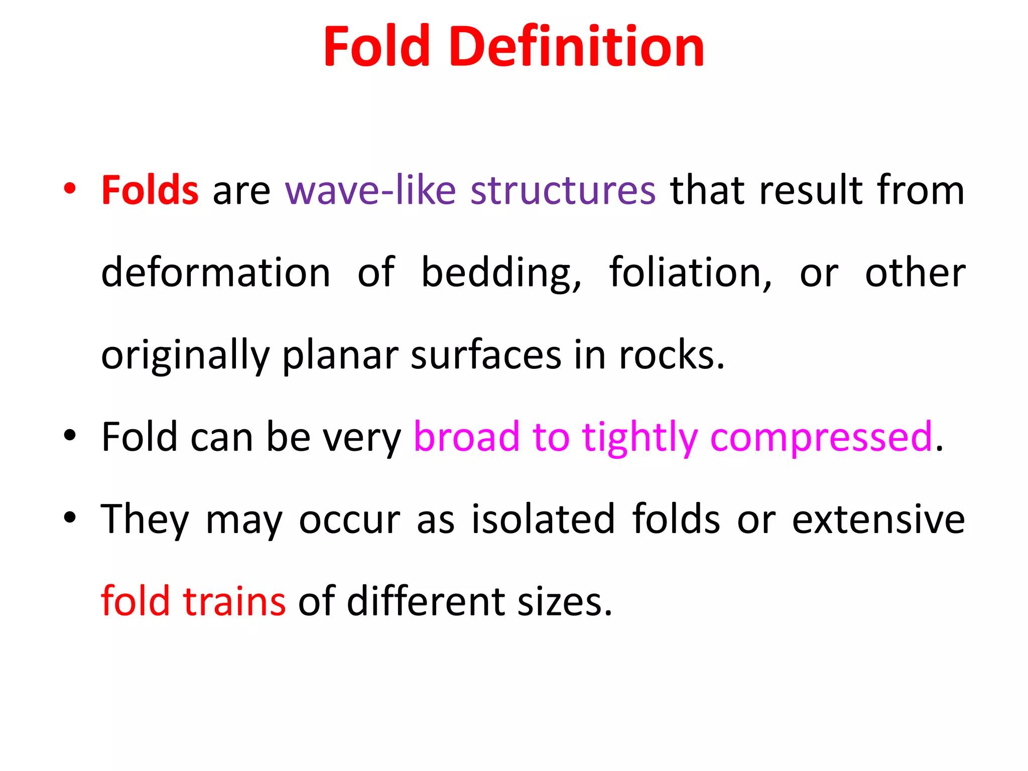 Geologic structure, fold fault & unconformity | PPTX