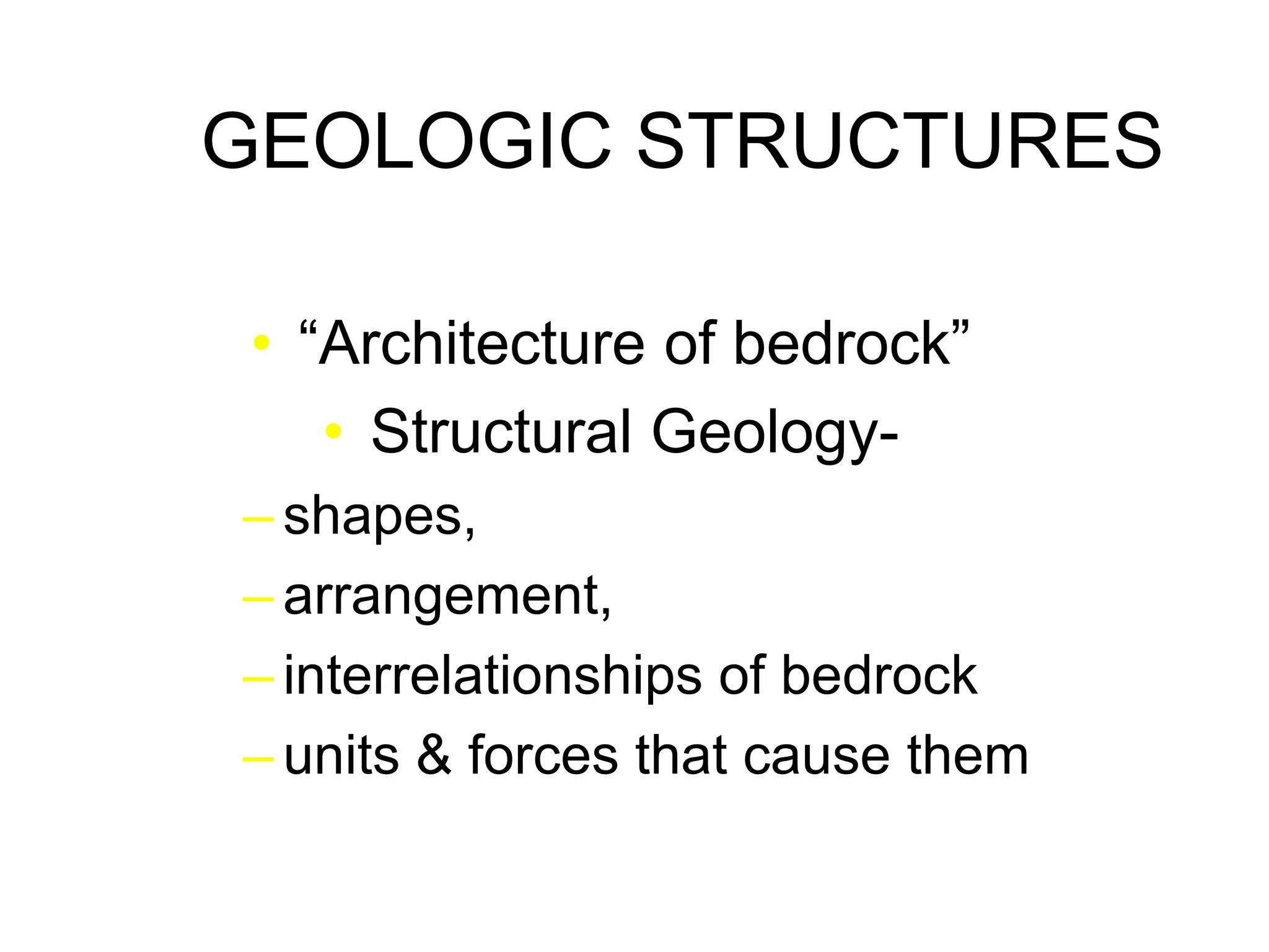 Geologic structures | PDF