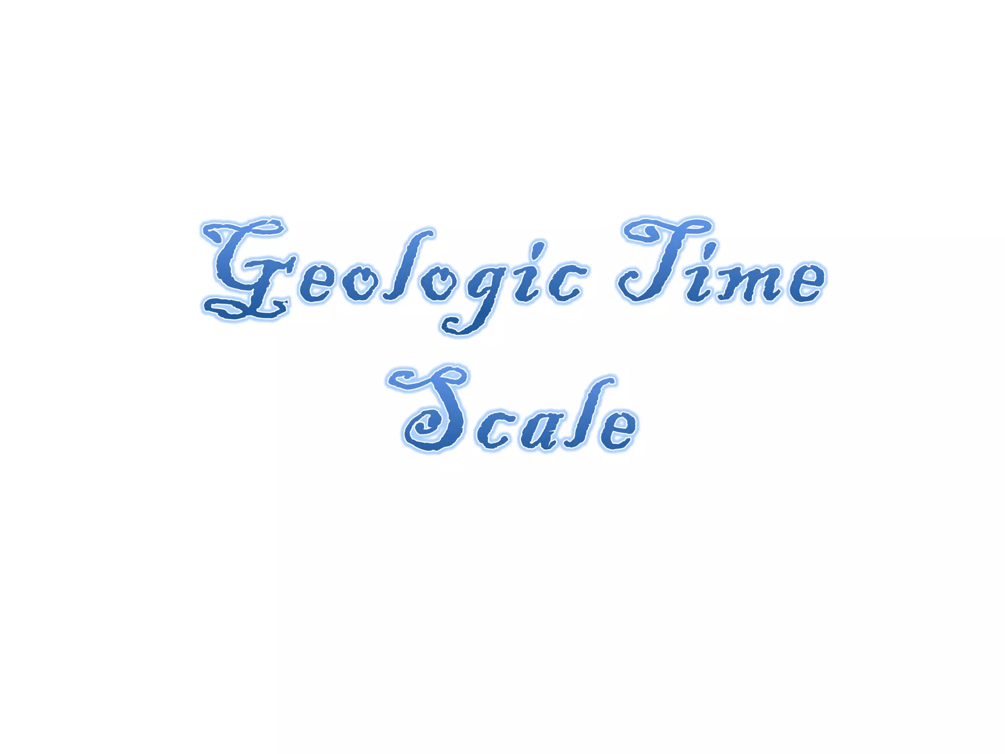 Geologic time (Earth Science) | PDF
