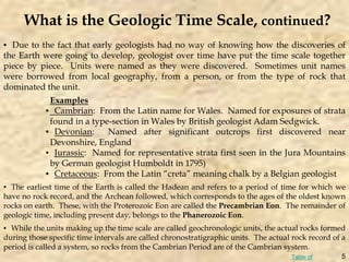 Geologic Time.pptx | Geography | Science