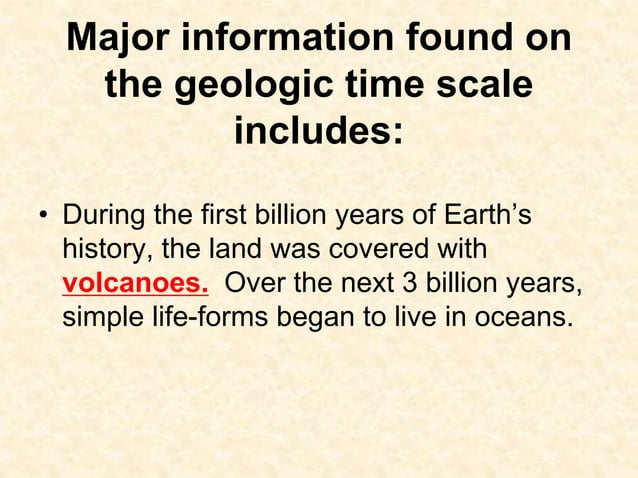 Geologic time.pptx | Geology | Science