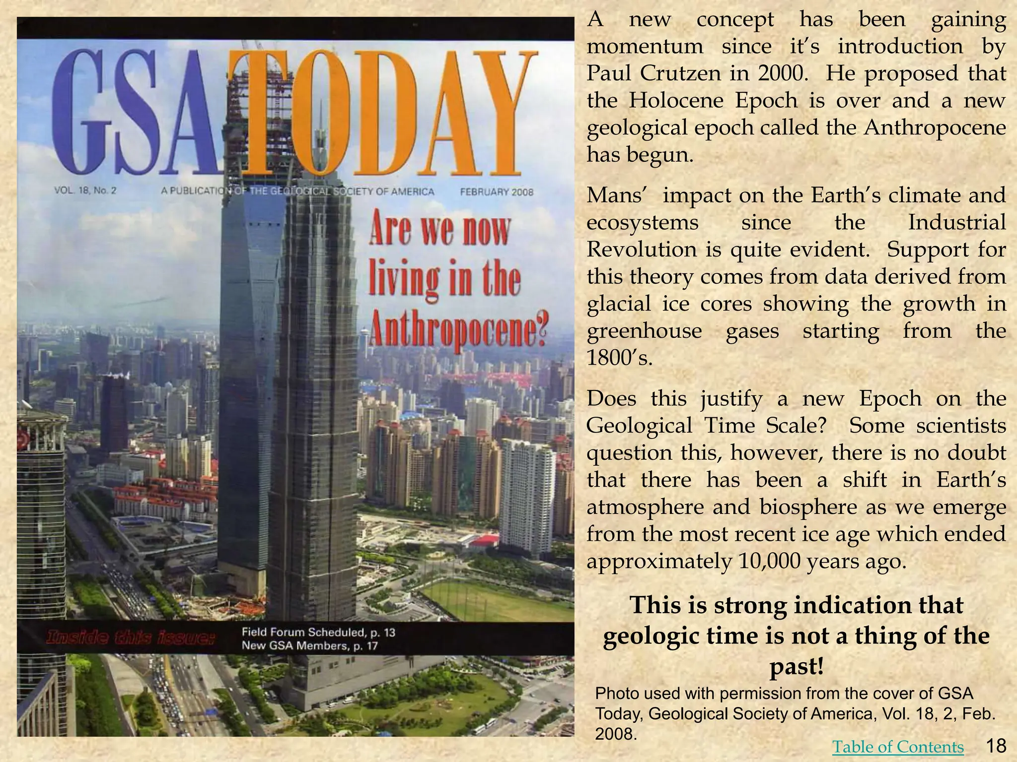 document about geological time and history of earth | PDF