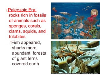 Geologic timeline of the history of life on earth | PPTX