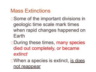 Geologic timeline of the history of life on earth | PPTX