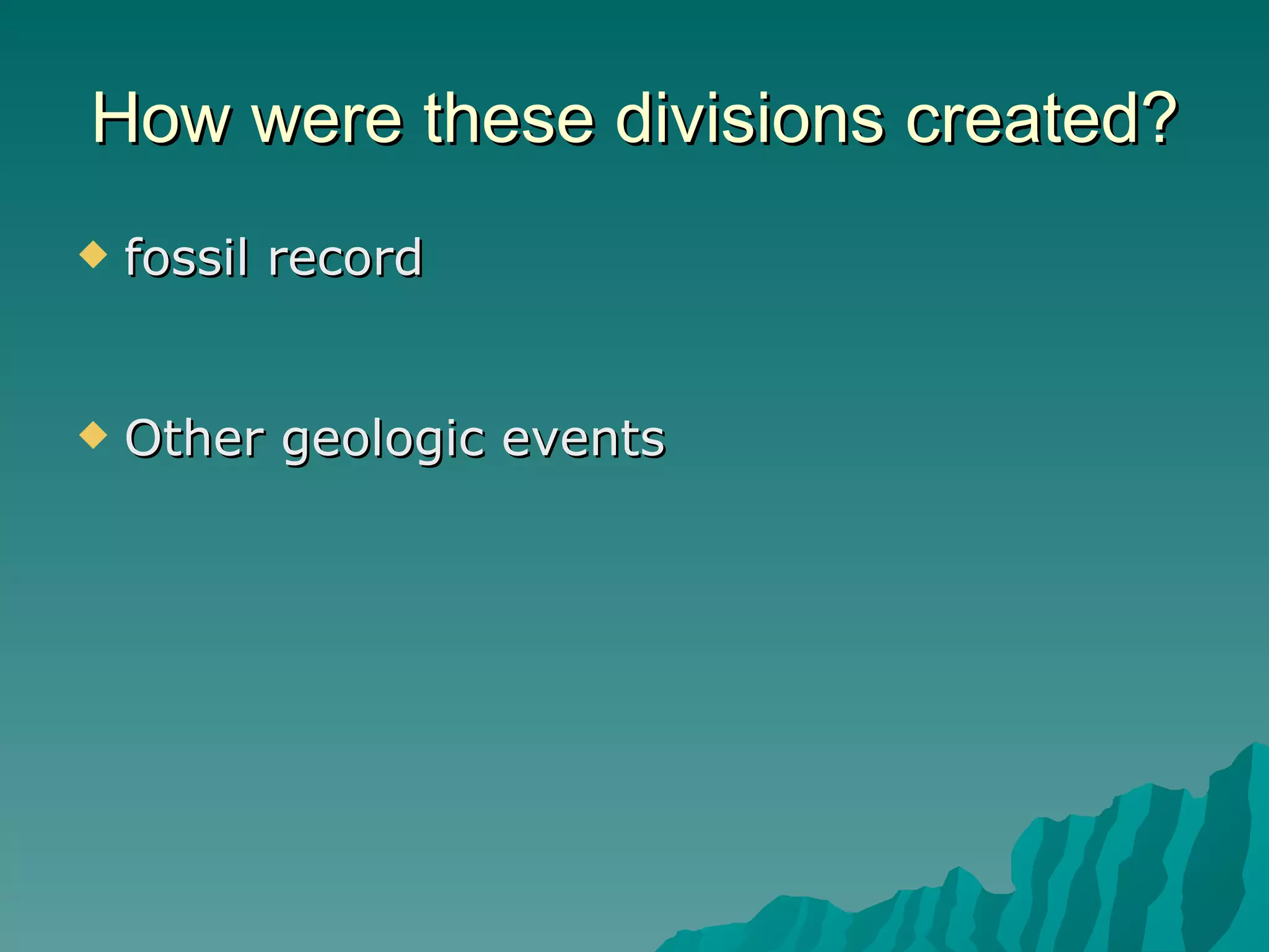 Geologic time notes | PPT