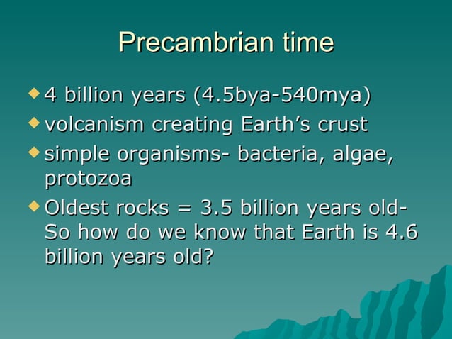 Geologic time notes | PPT