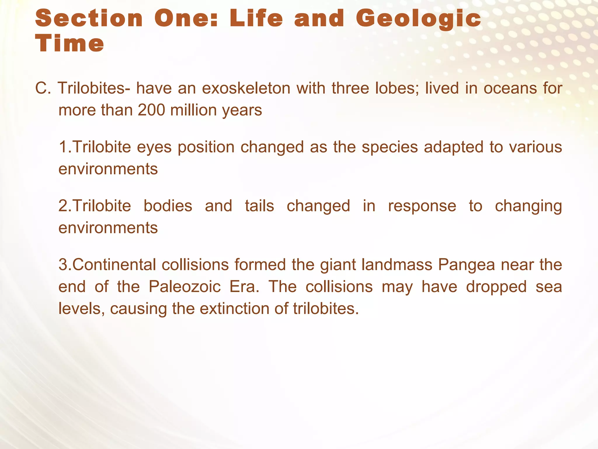 Geologic Times Notes PowerPoint | PPT