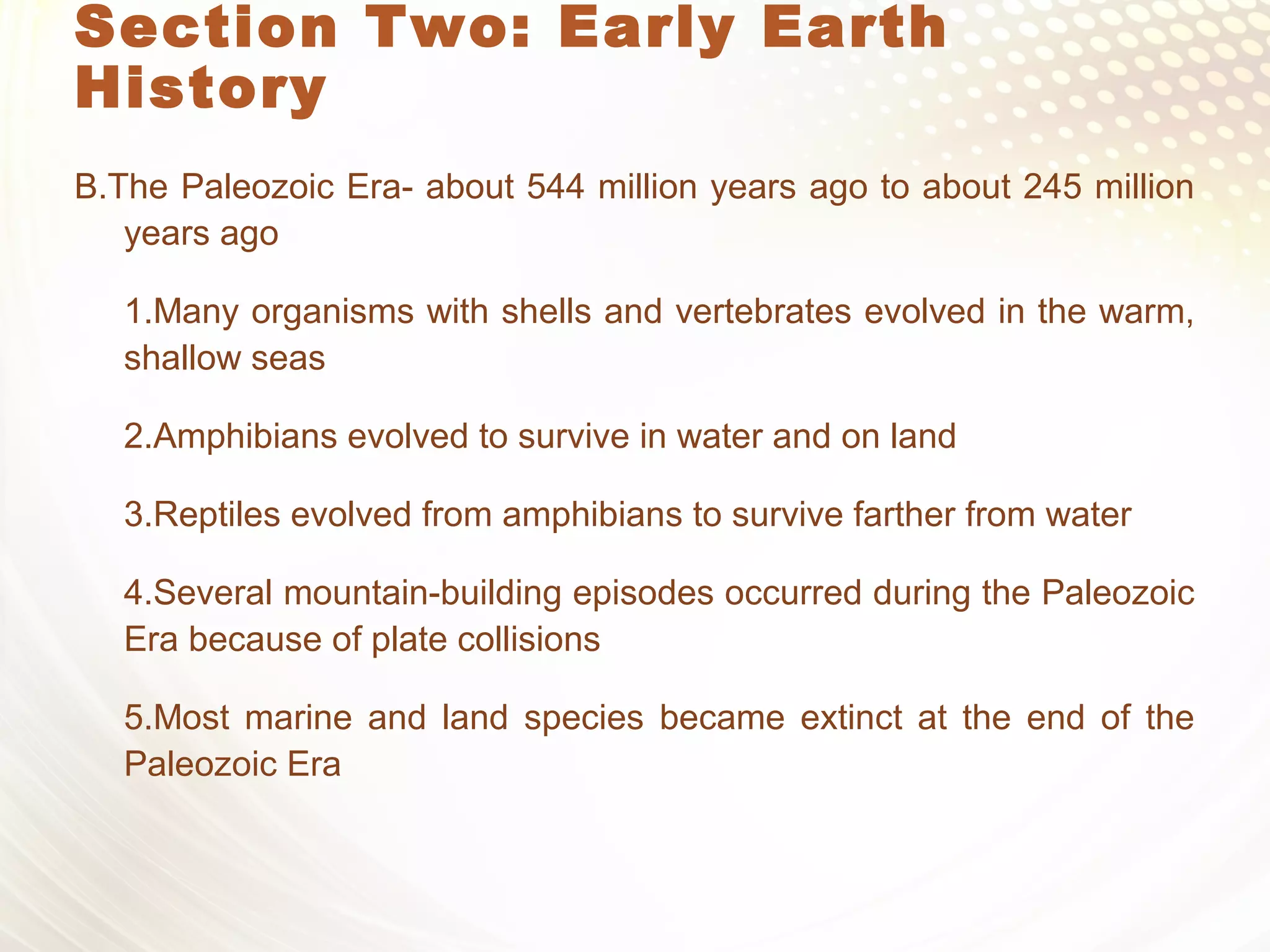Geologic Times Notes PowerPoint | PPT