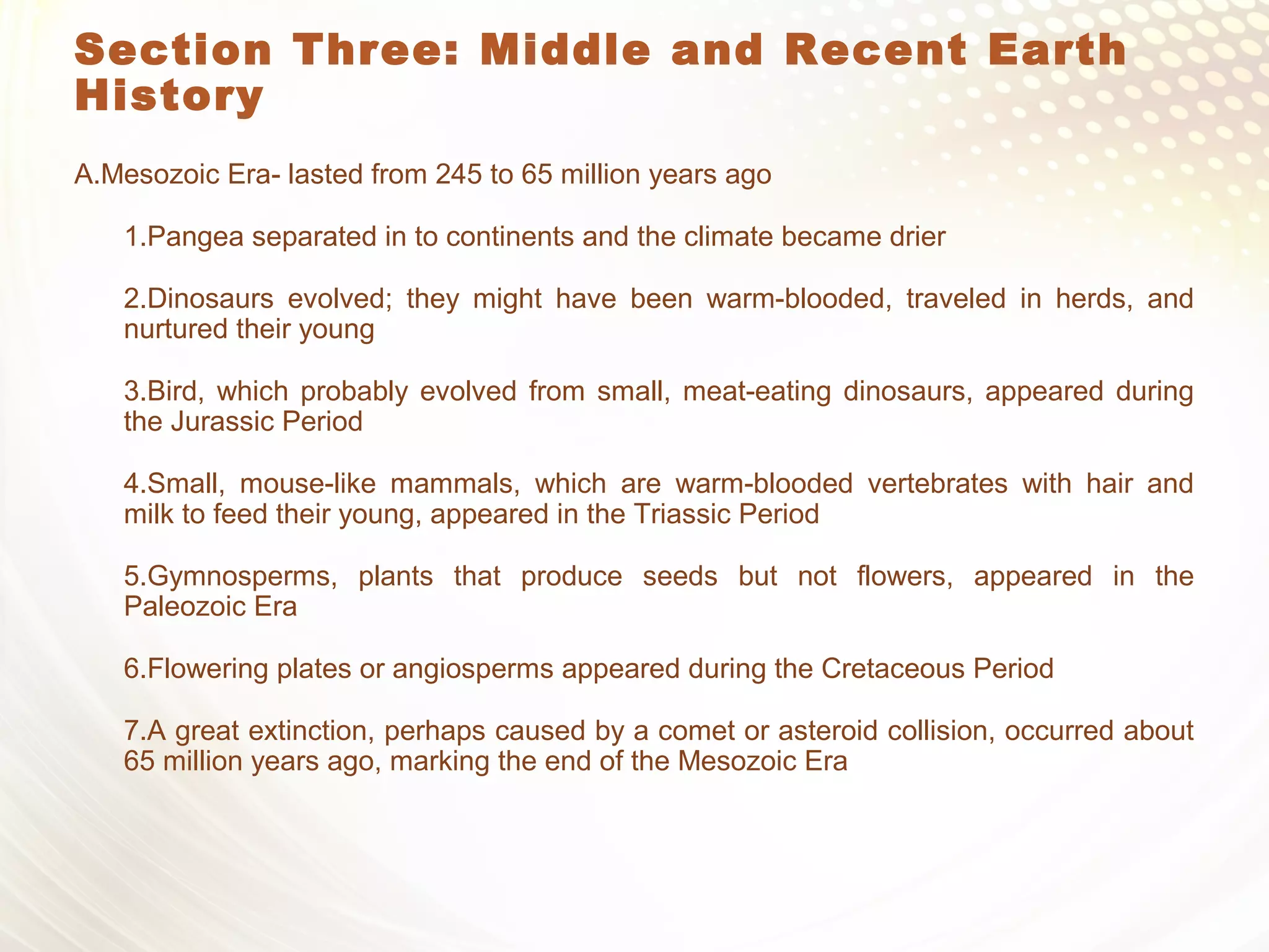 Geologic Times Notes PowerPoint | PPT