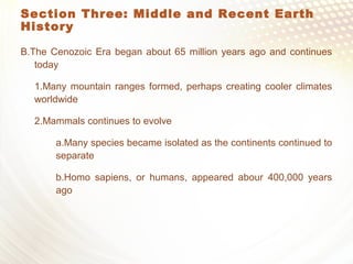 Geologic Times Notes PowerPoint | PPT