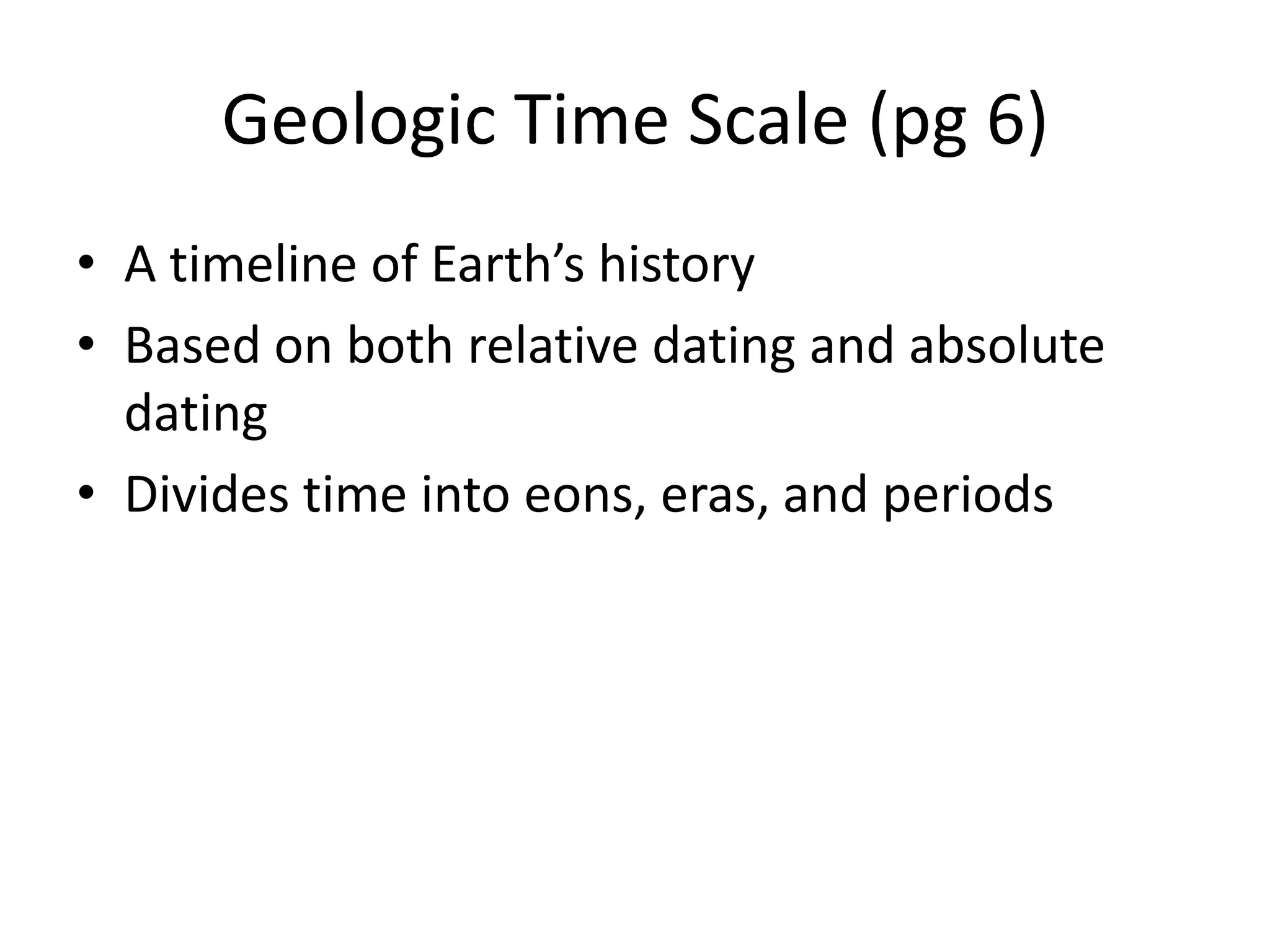 Geologic time scale | PPT