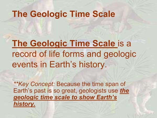 Geologic Time Scale.ppt | Geology | Science