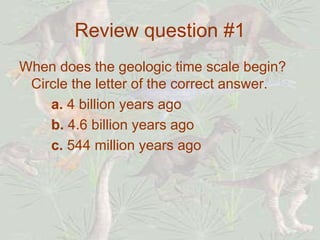 Geologic Time Scale.ppt | Geology | Science