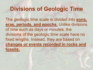 Geologic Time Scale.ppt | Geology | Science