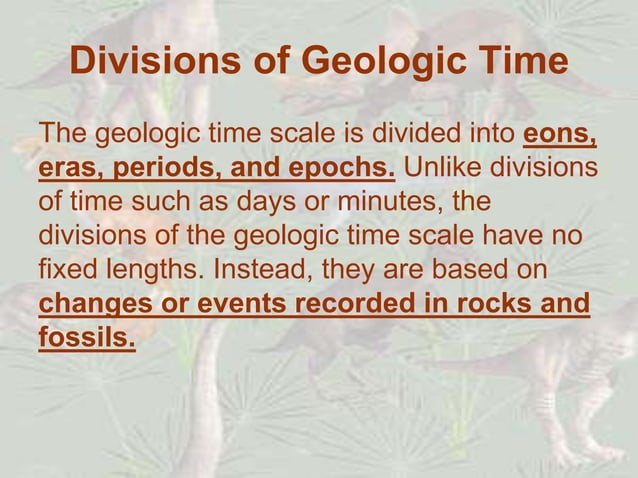 Geologic Time Scale.ppt | Geology | Science