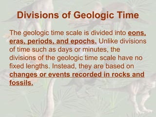 Earth's Geologic Time Scale: Ancient to Present.ppt