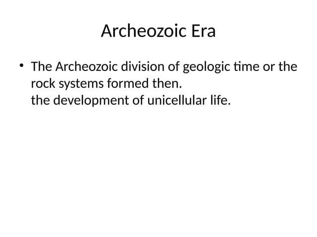 Geologic Time Scale Presentation Pptx