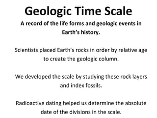 Geologic time scale_1 | PPT