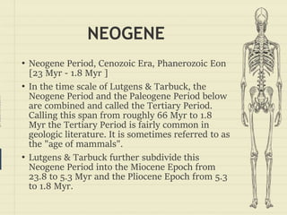 Geologic time table- GRADE 11 | PPTX