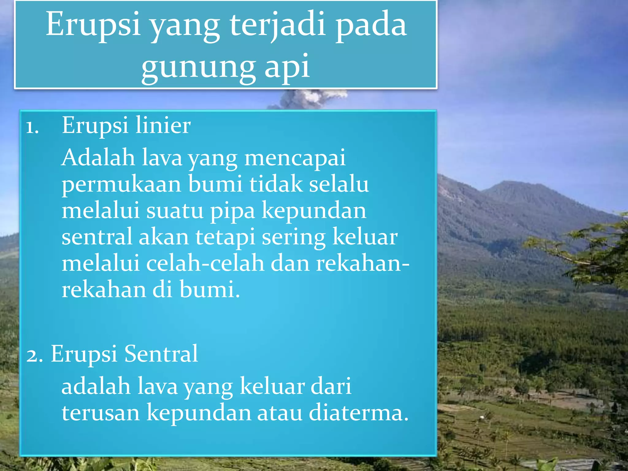 Geologi (Ilmu Gunung Api/ Vulkanologi) KATILI & MARKS | PPTX