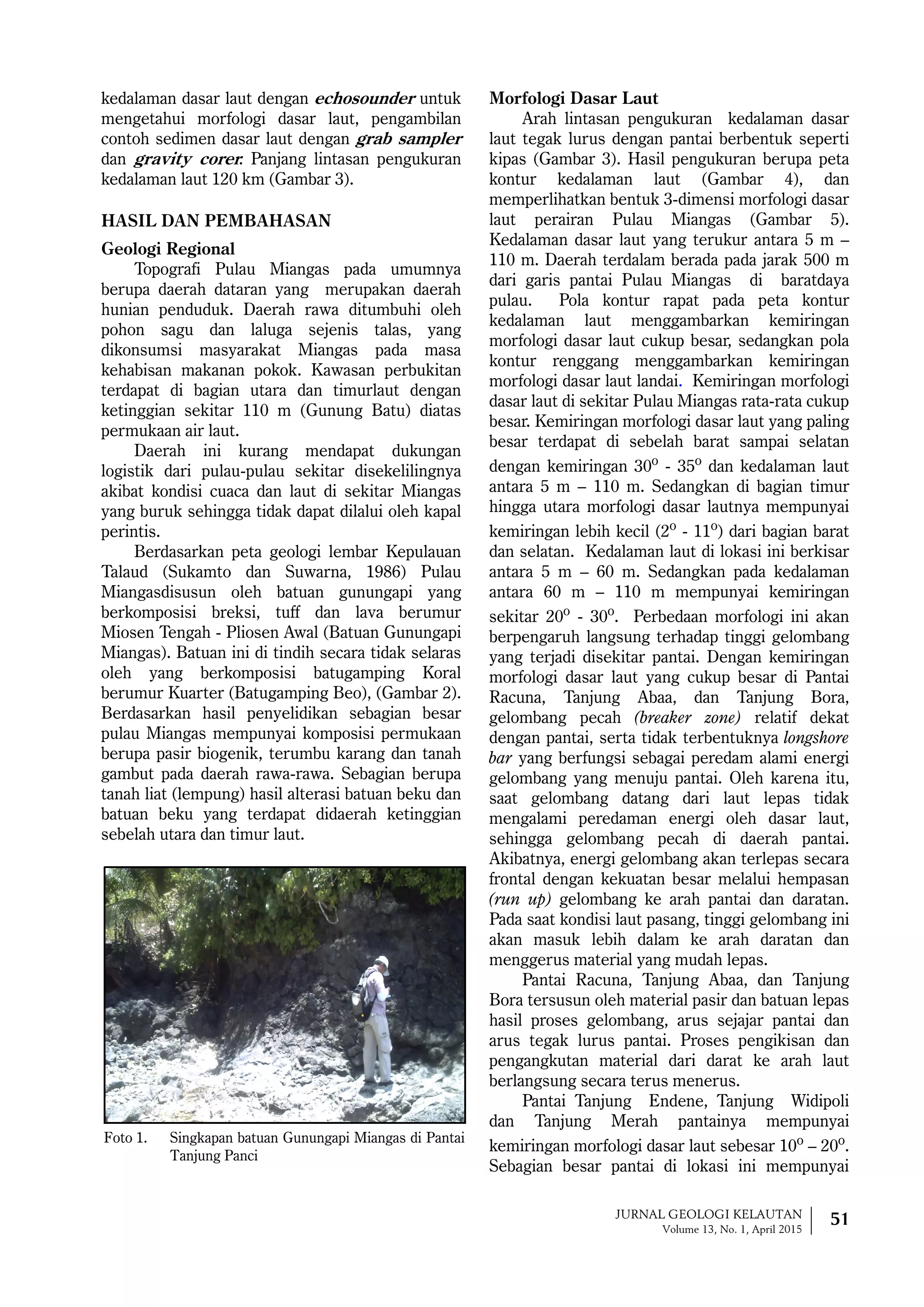 Geologi pulau miangas | PDF