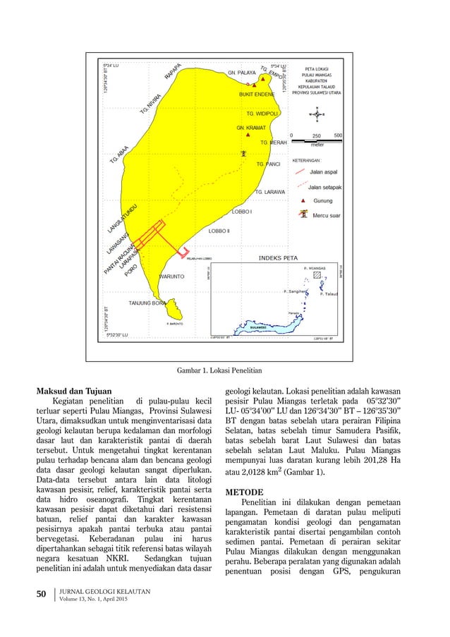 Geologi pulau miangas | PDF
