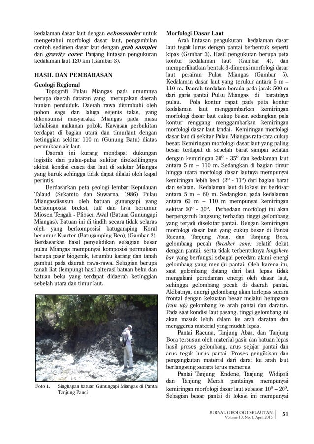 Geologi pulau miangas | PDF