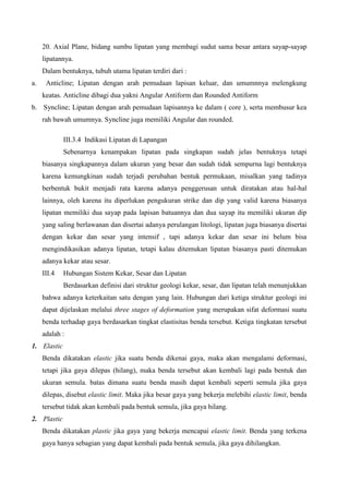 Geologi struktur | DOCX