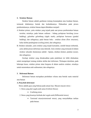 Geologi Struktur (UNDIP).pdfyfgyfhgfhgfghmfghf | PDF