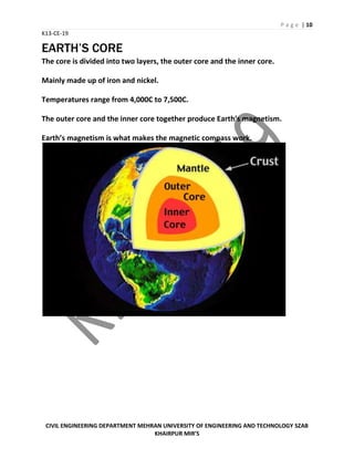 Geology Terms | DOCX
