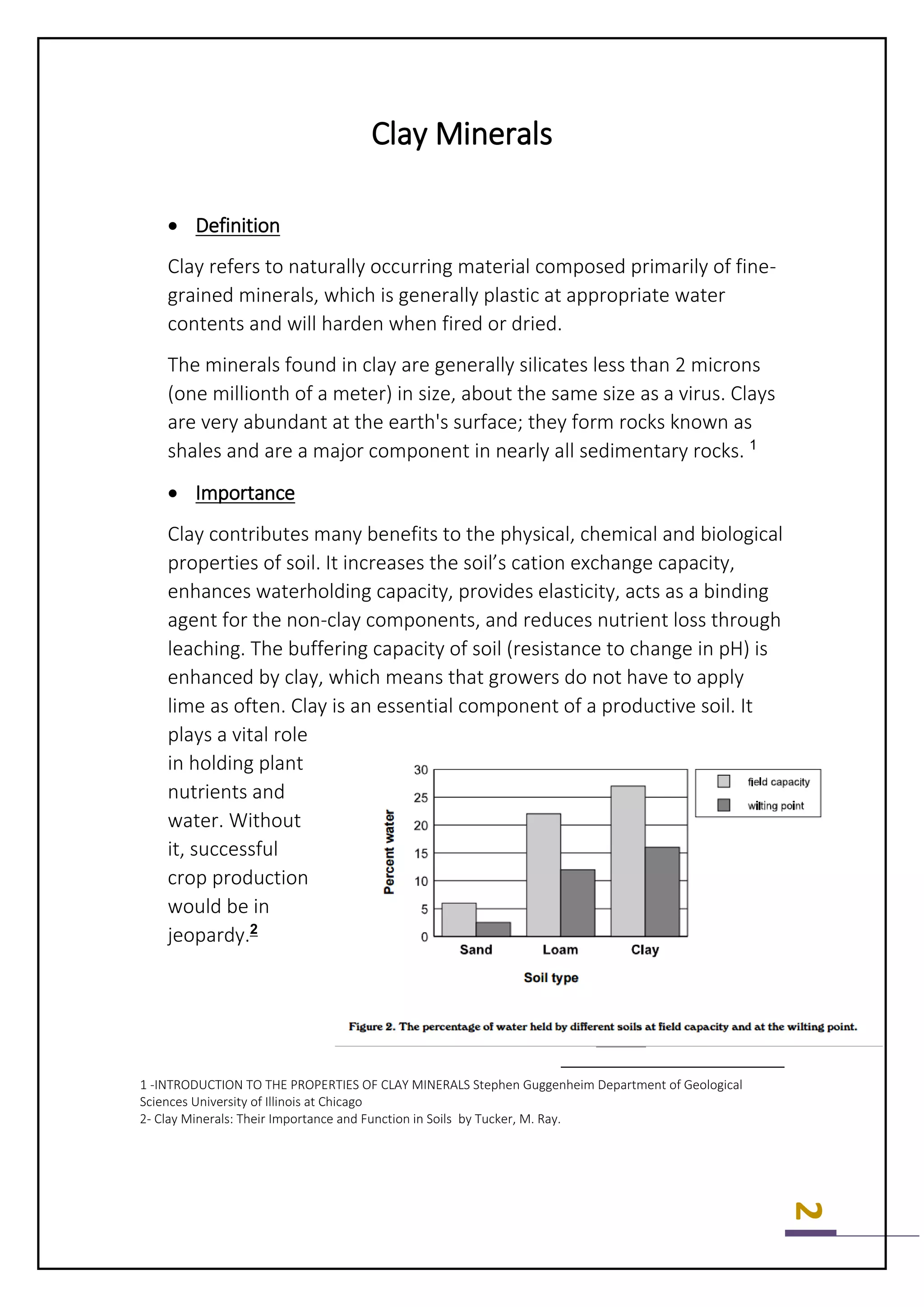 Geology - clay minerals and geotechnical problems | PDF