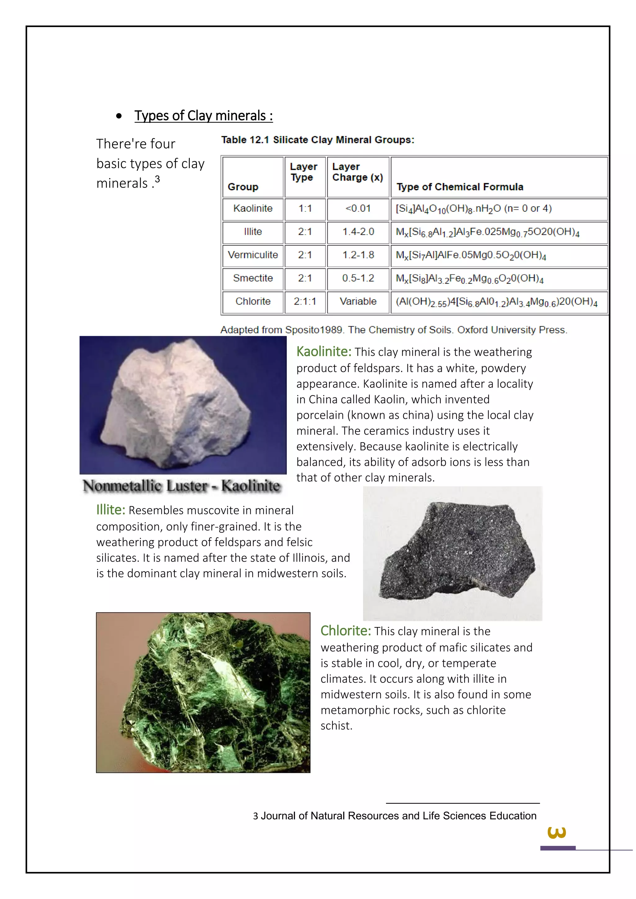 Geology - clay minerals and geotechnical problems | PDF