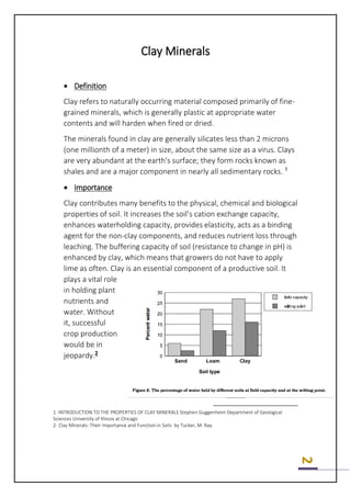Geology - clay minerals and geotechnical problems | PDF