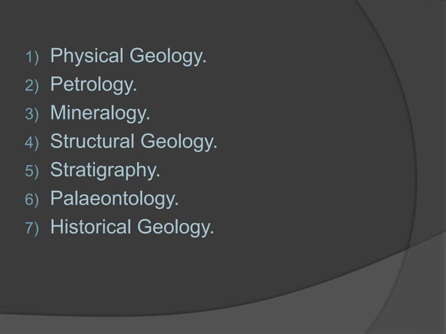 Introduction to Geology | PPTX