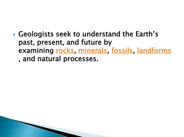 GEOLOGY.pptxenglishlanguageand literature | PPT