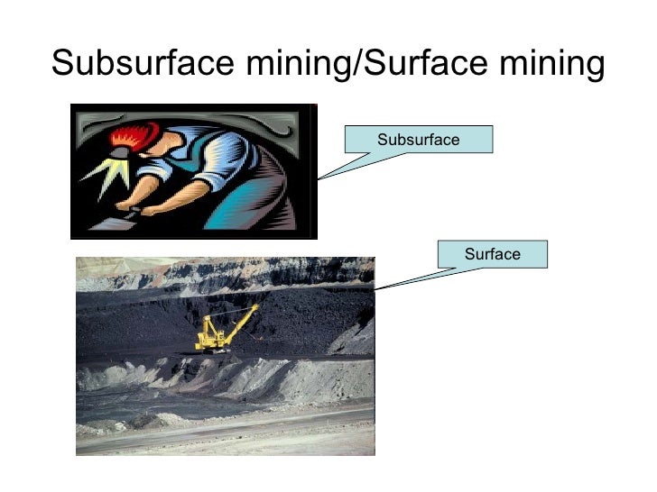 Mining and Resource depletion