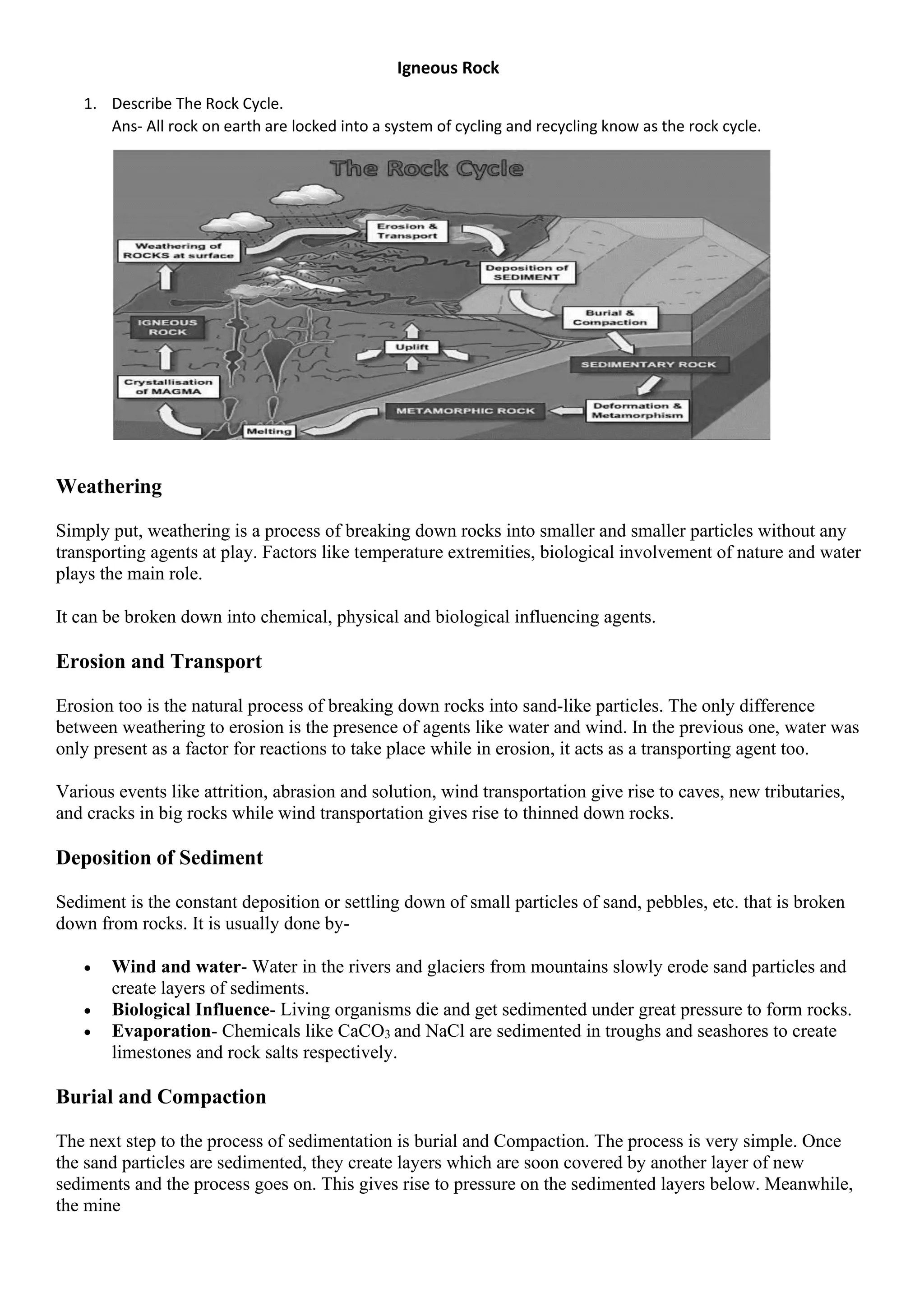 Geology Notes Of Baiust | PDF | Geology | Science