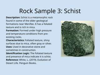 Geology 103: Nareen Clute Lab Project Slides | PPTX