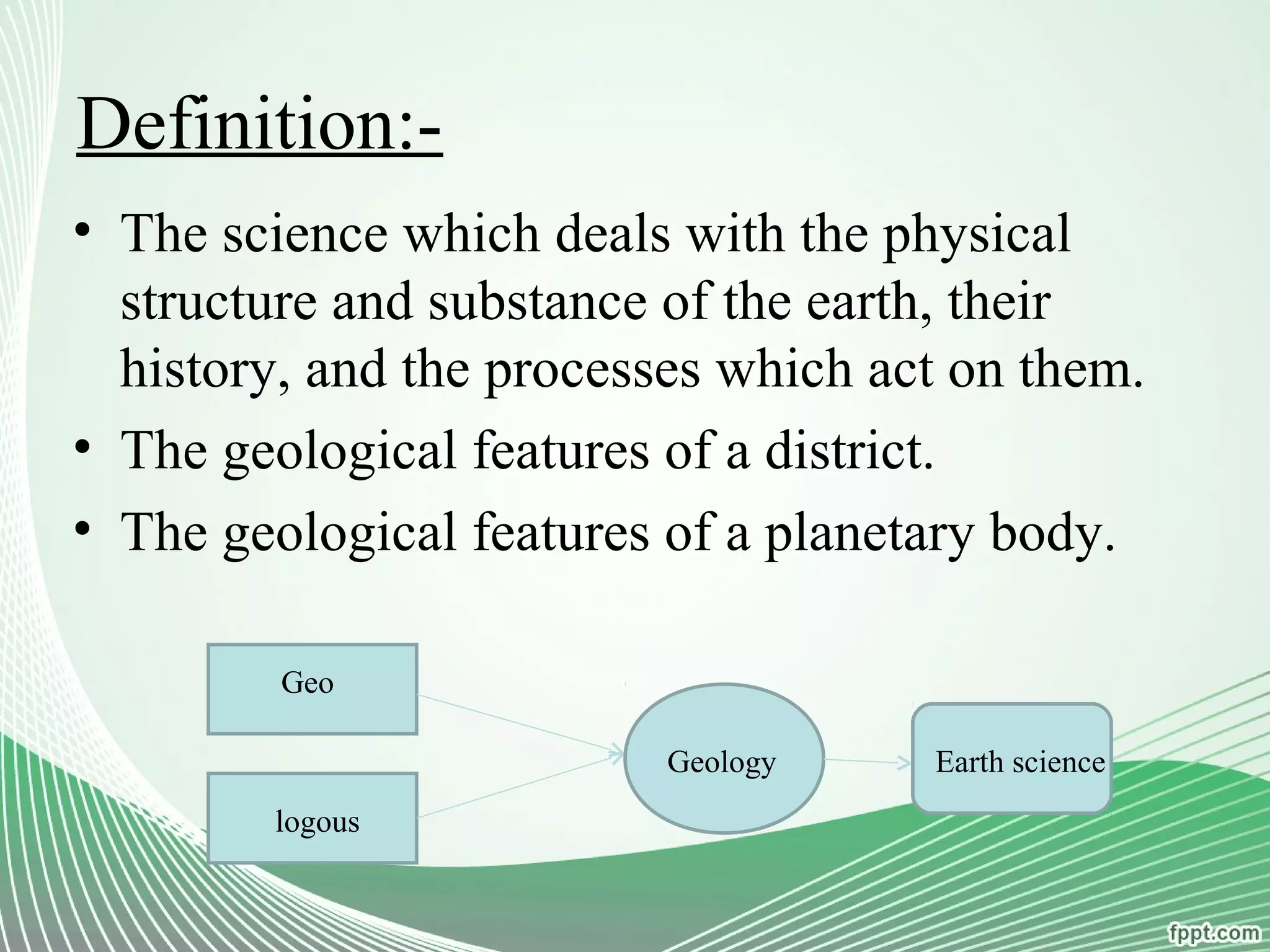Geology | PPT
