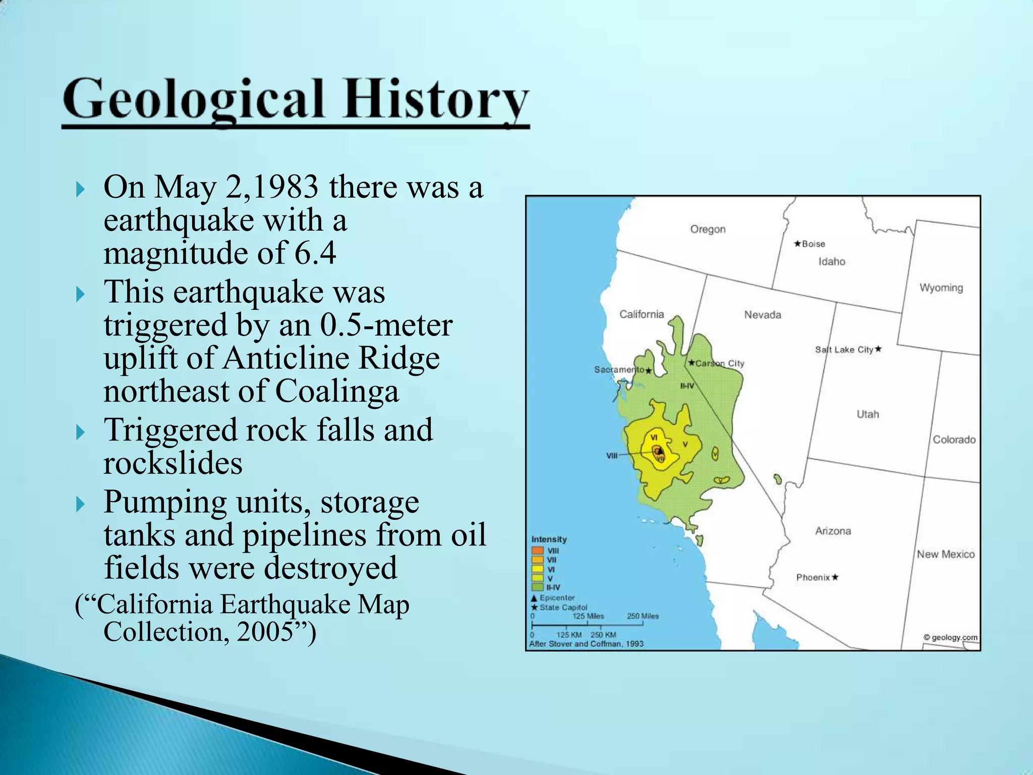 Coalinga Oil Fields | PPTX