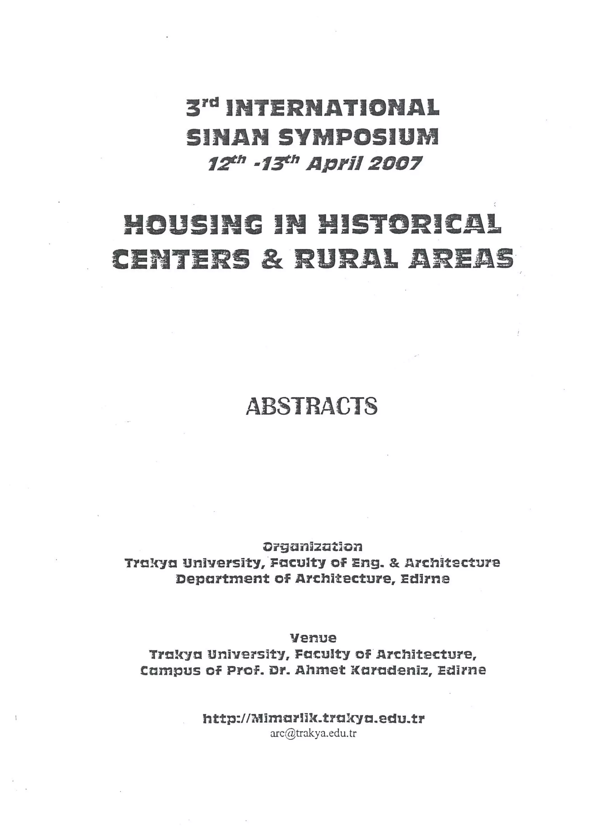 Geology and alteration of building stone in vernacular architecture of ...