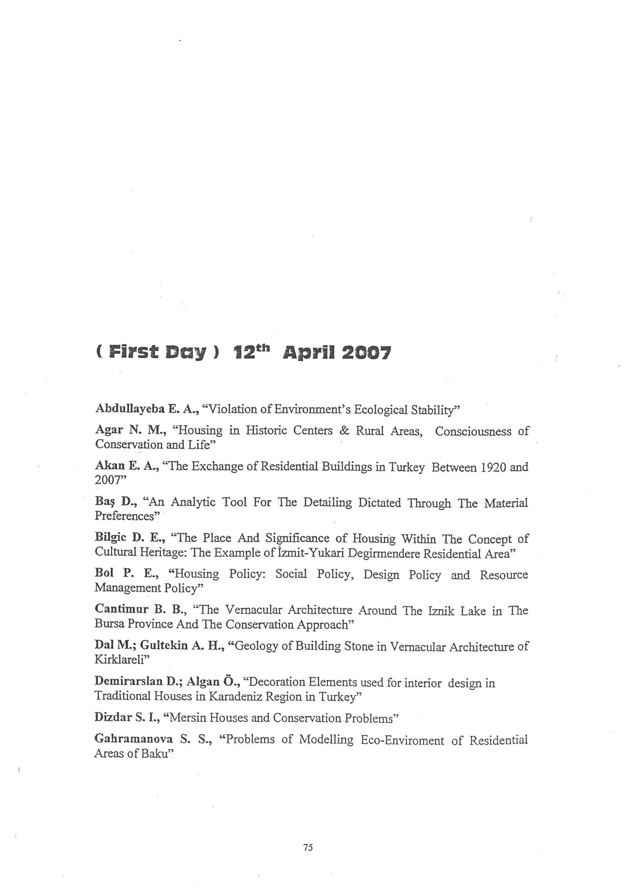 Geology and alteration of building stone in vernacular architecture of ...