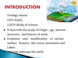 Geology and branches of geology | PDF