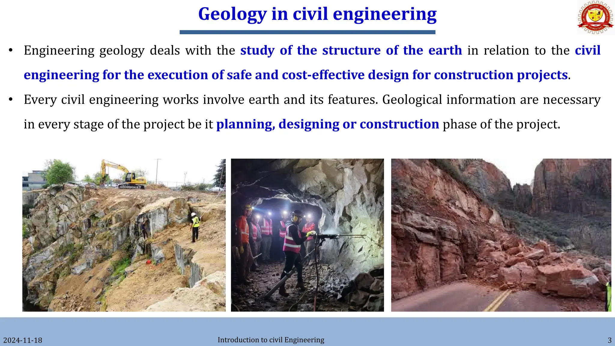 Geology and Environment and Geology in civil engineering | PDF