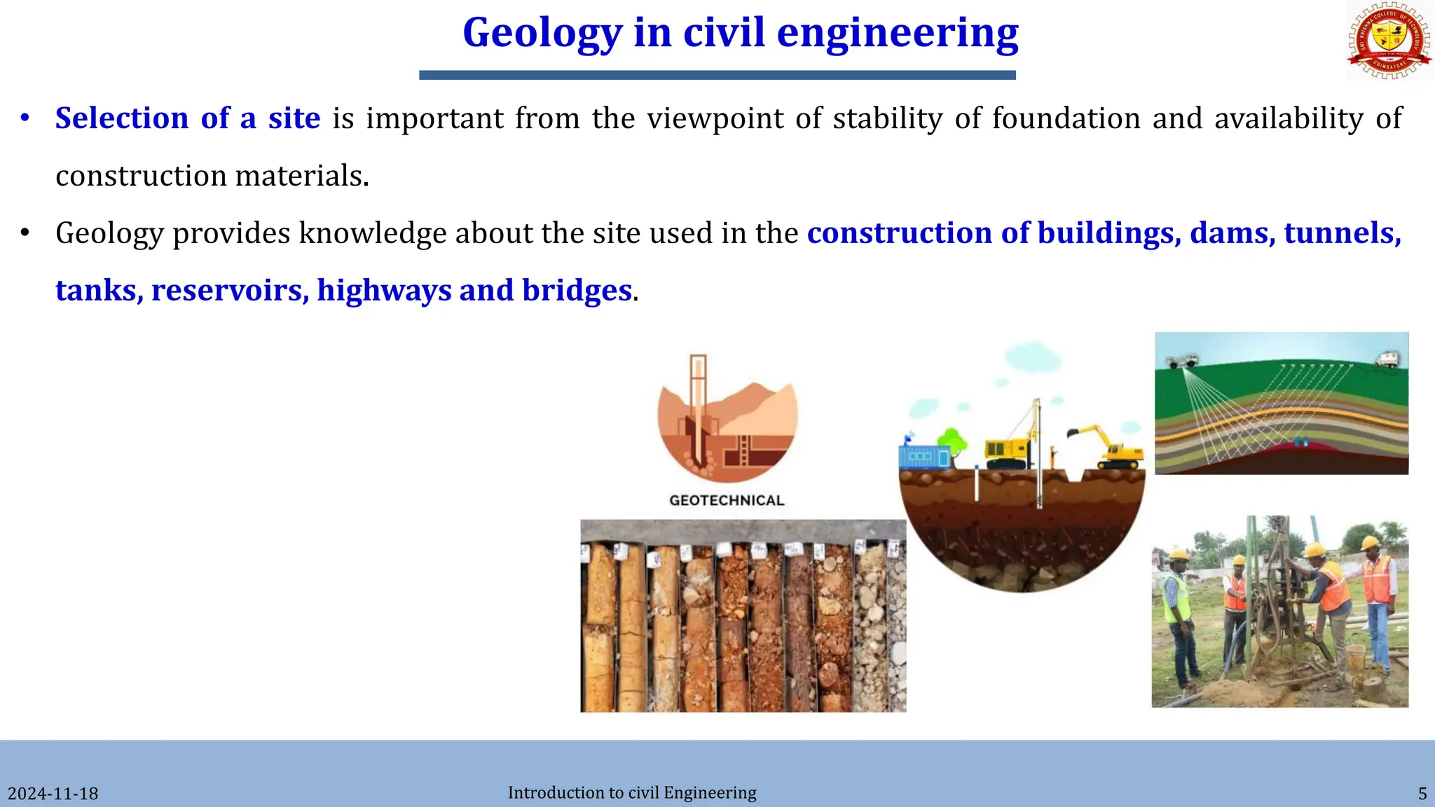 Geology and Environment and Geology in civil engineering | PDF