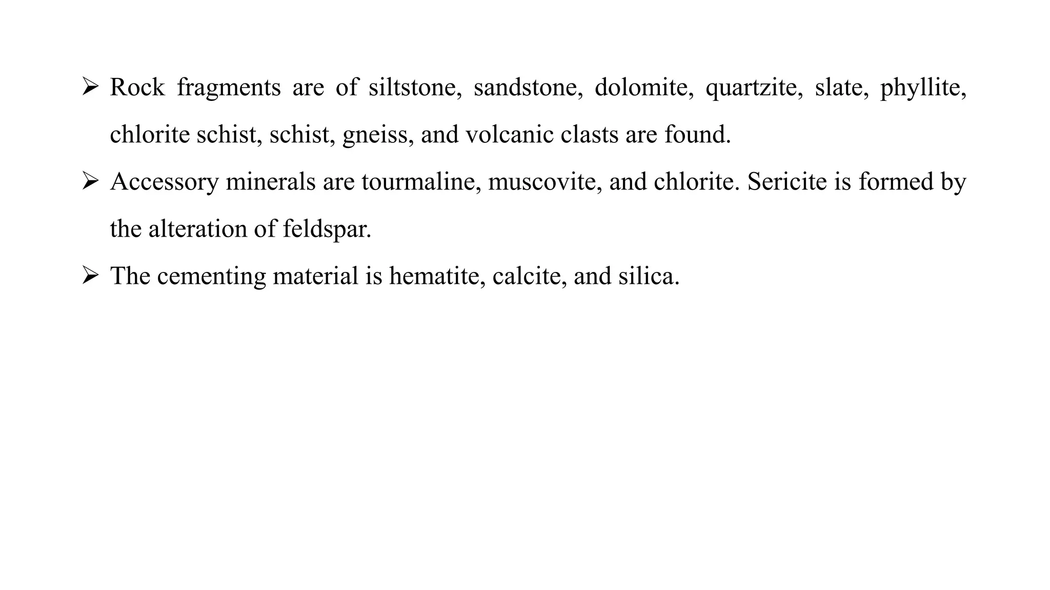Geology and petrography of sandstone | PPTX