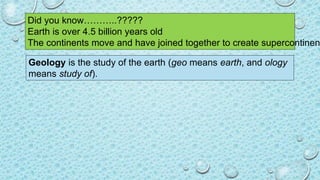 Geologya nd soil science | PPT