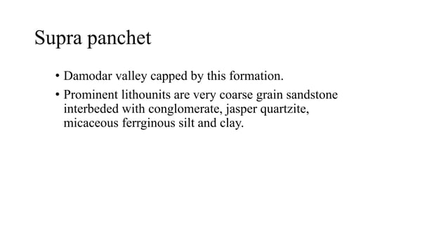 Geology and stratigraphy of Raniganj bsain ppt (1).pptx | Geography ...