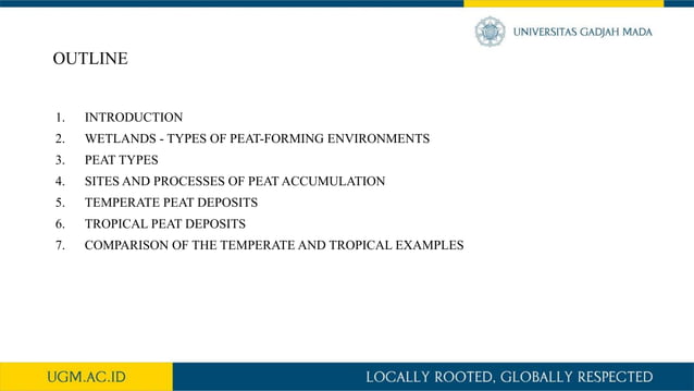 Geology, botany and chemistry of peat environment ppt | PPT